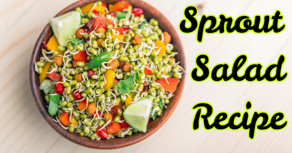 Sprouts Salad Recipe | Healthy Moong Sprout Salad | Mala Flavors
